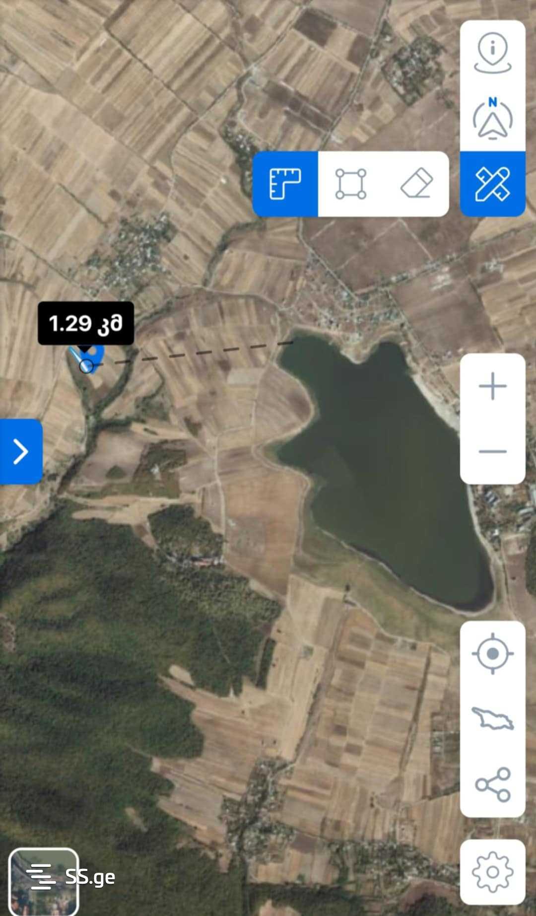 იყიდება მიწის ნაკვეთი ბაზალეთში, 120000 $ - 29723465 | ss.ge