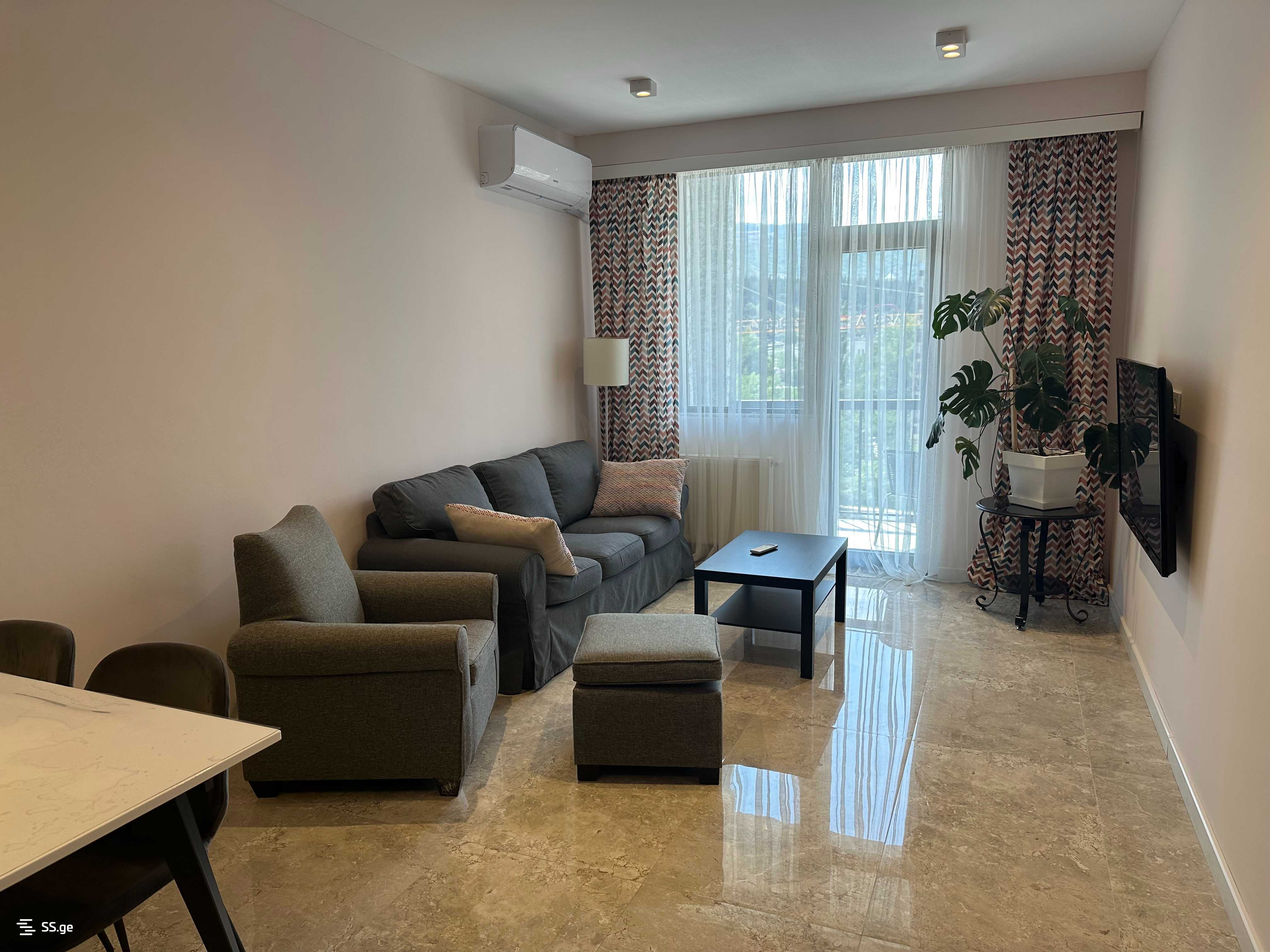 ქირავდება 2 ოთახიანი ბინა საბურთალოზე, 800 $ - 29856039 | ss.ge